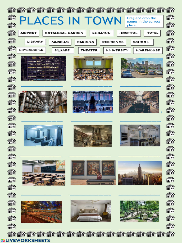 Places of The City Fiche 2 | PDF