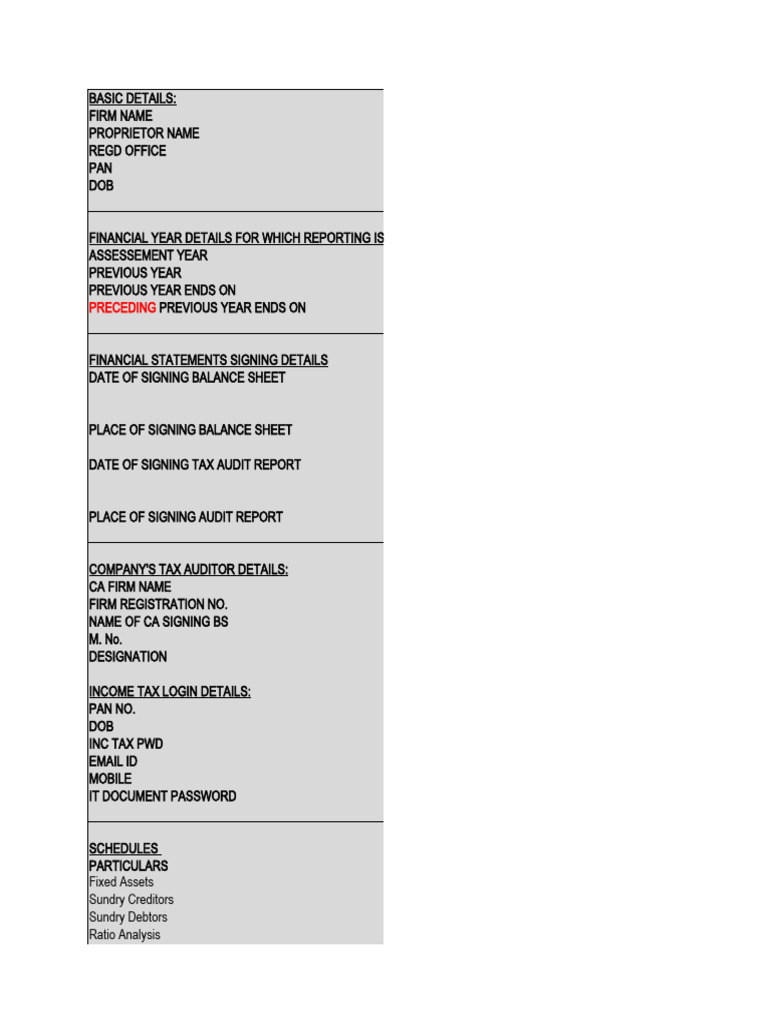 PL-BS Sheet Format For Proprietors - 26.12.2023 | PDF | Financial ... PL-BS Sheet Format For Proprietors - 26.12.2023 | PDF | Financial ...