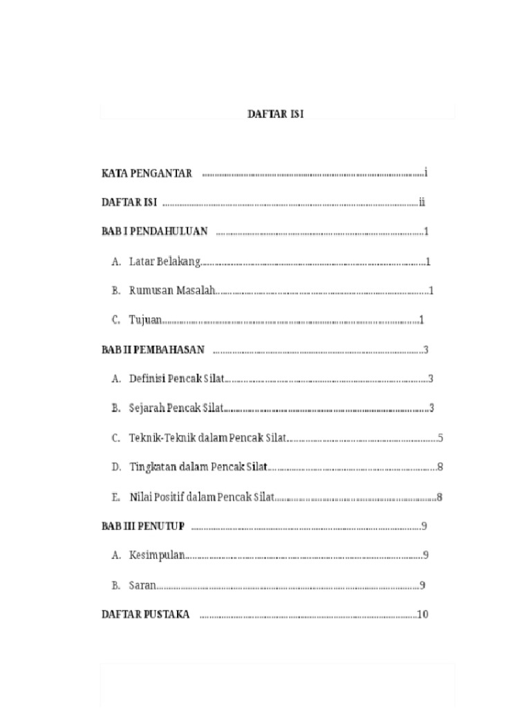 Makalah Pencak Silat | PDF