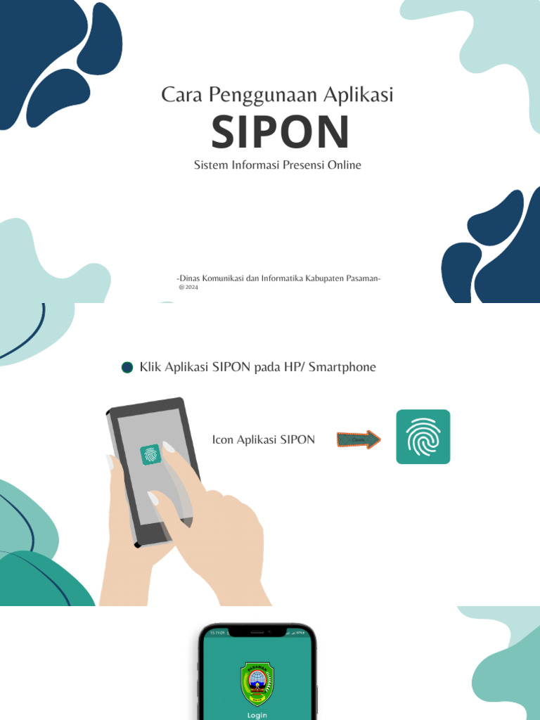 Panduan Penggunaan Aplikasi SIPON | PDF