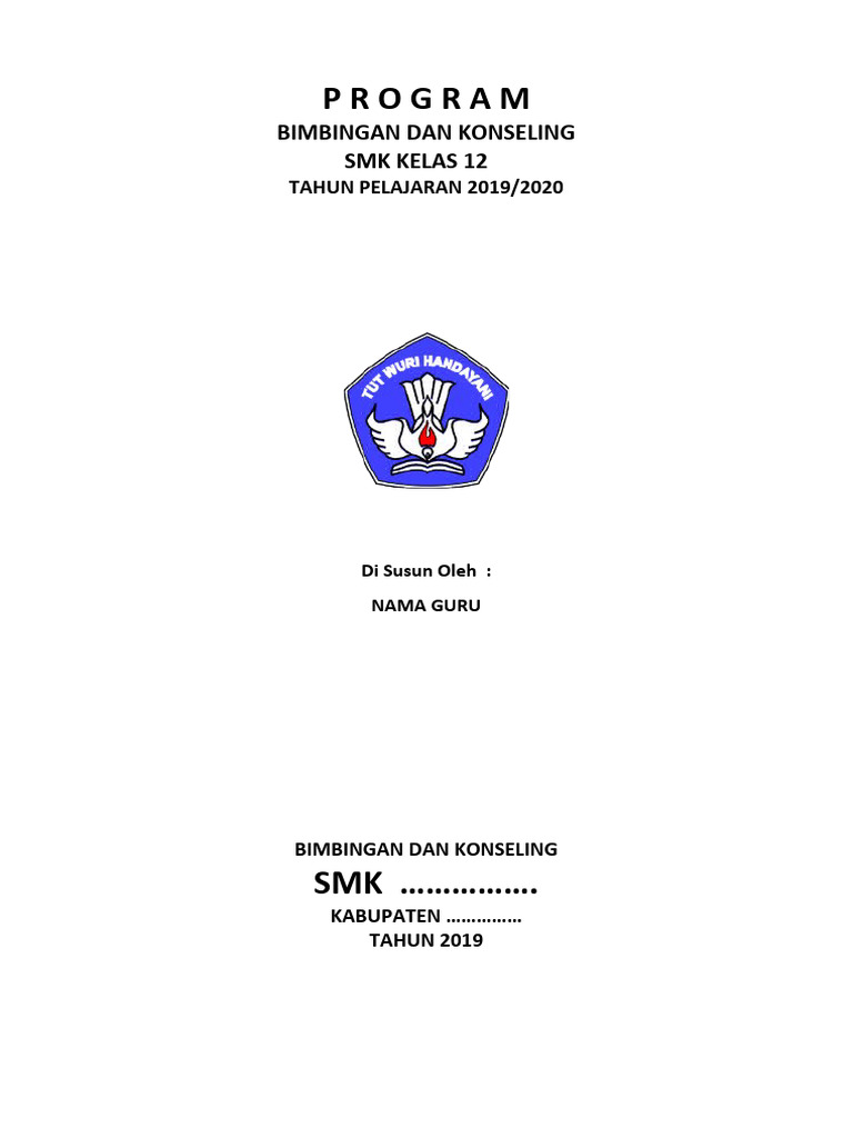 Program BK Sma-Ma Sesuai Pop BK Kelas 12 | PDF | Karier & Perkembangan ...