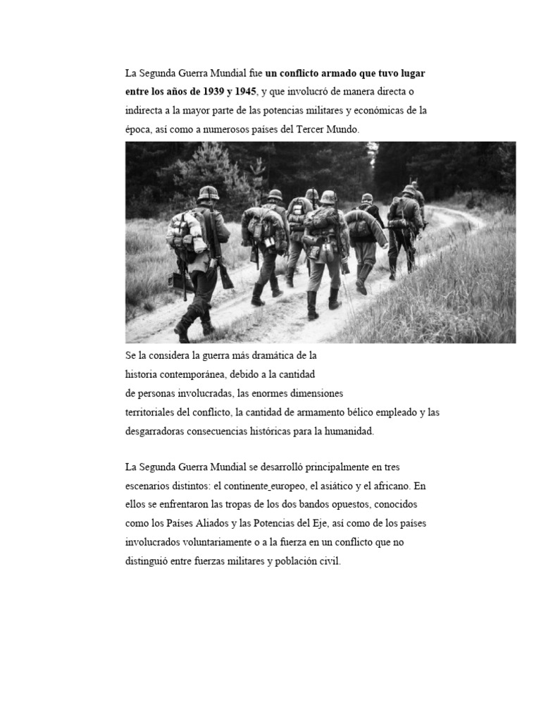 Segunda Guerra Mundial | PDF | Aliados de la Segunda Guerra Mundial ...
