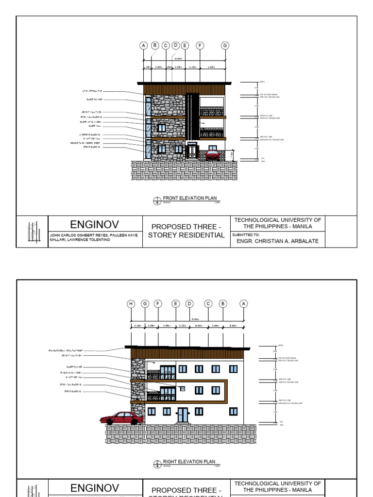 Elevation Sections Final | PDF | Wall | Local Government Areas Of Queensland