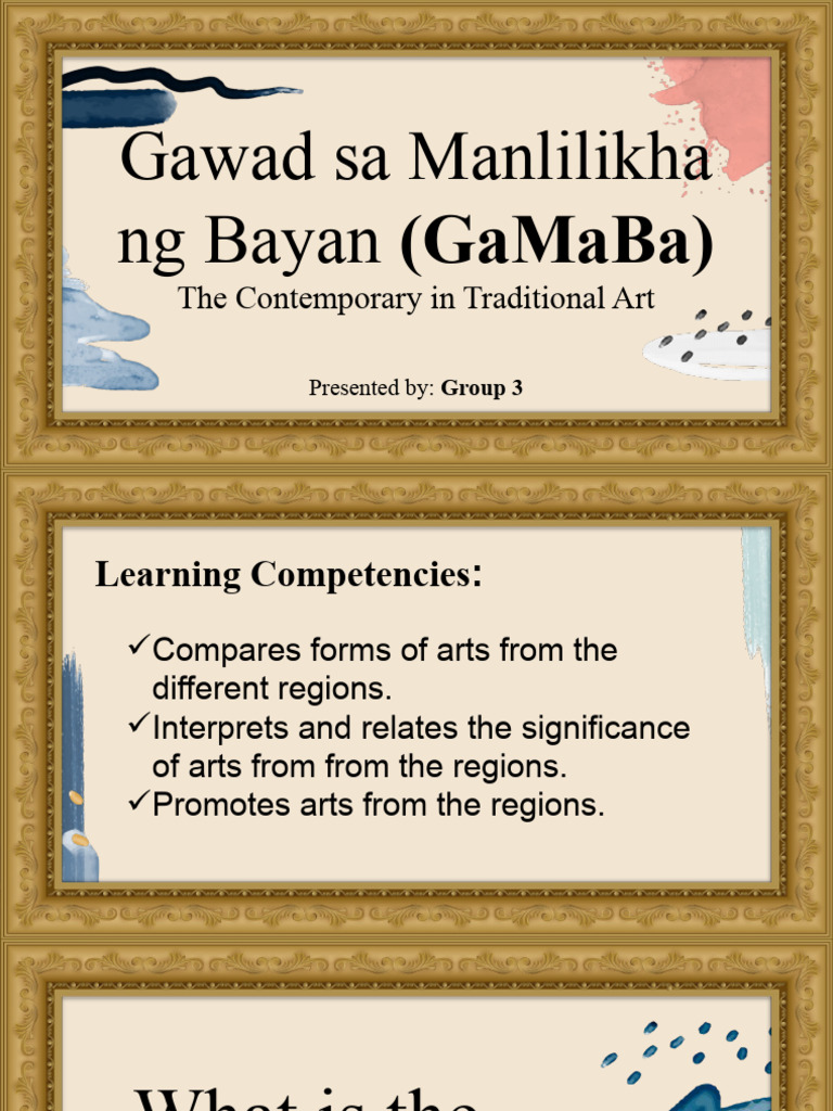 Gamaba Report 3 | PDF | Weaving | Philippines
