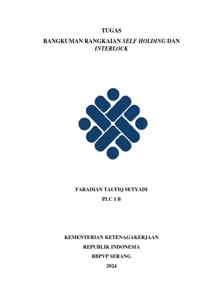 Rangkaian Self Holding Dan Interlock Untuk PLC | PDF | Sains & Matematika