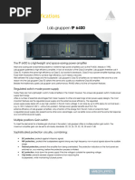 PRA-AD604 Amplifier, 600W 4-Channel Datasheet 51 en 24813835275 | PDF ...