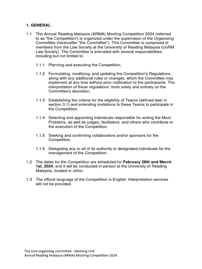ARMA Rules & Regulations | PDF | Jurisdiction | Plagiarism