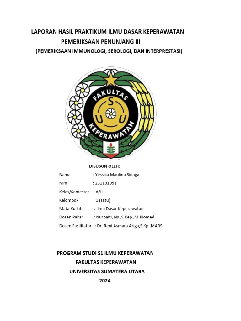 23-051 Yessica Sinaga Pemeriksaan | PDF