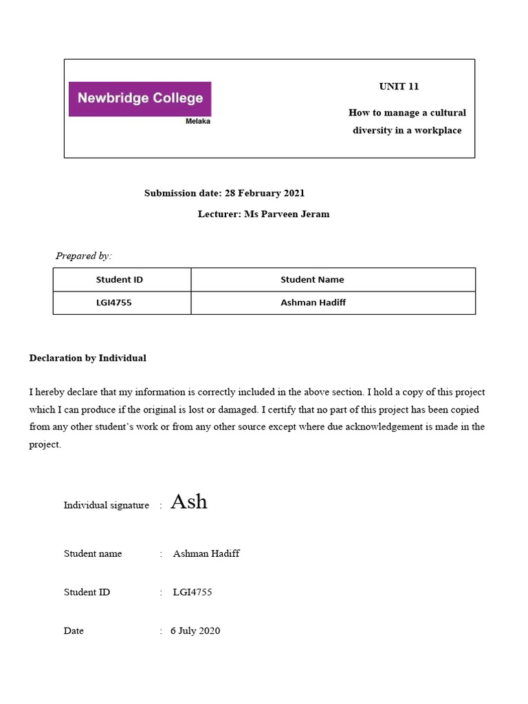 Btec Unit 11 Submission Pdf Methodology Sampling Statistics