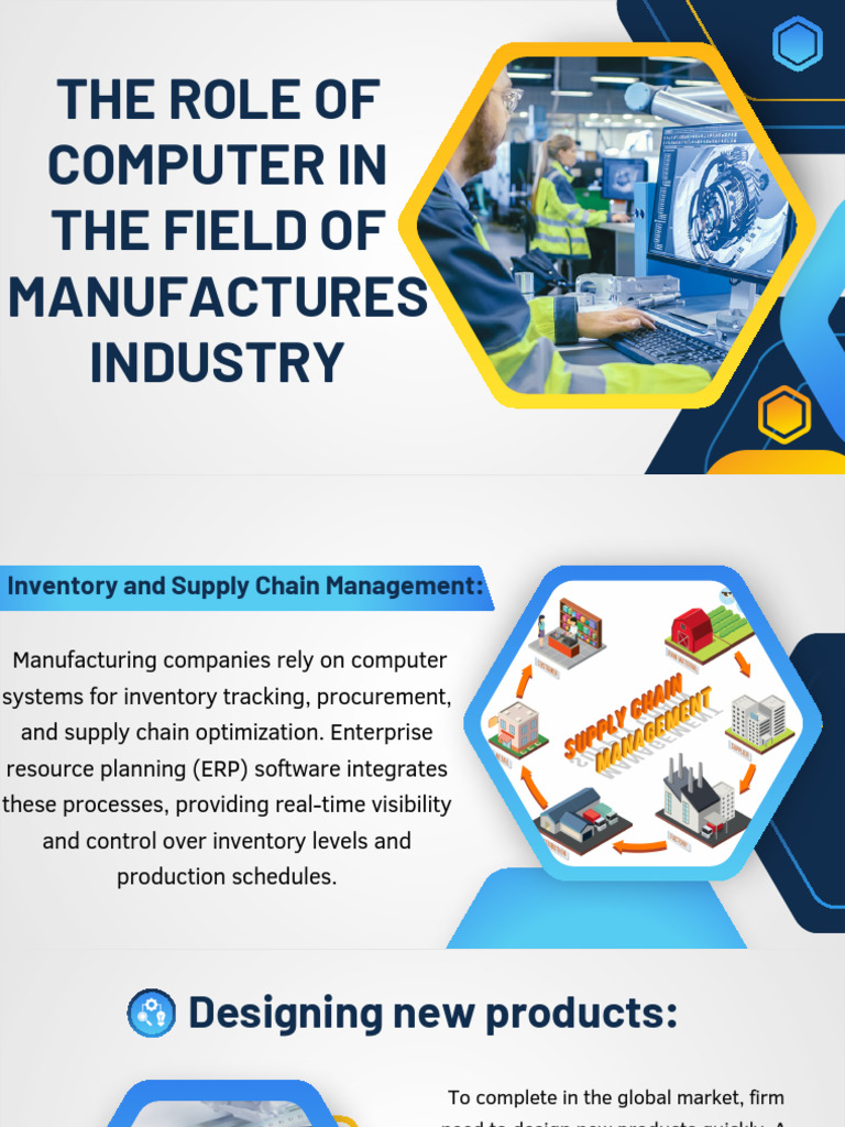 Computers in Manufacturing Industry | PDF | Technology & Engineering