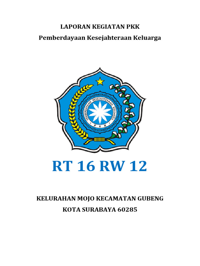 Laporan Kegiatan PKK RT 16 RW 12 | PDF | Perjalanan | Agama & Spiritualitas