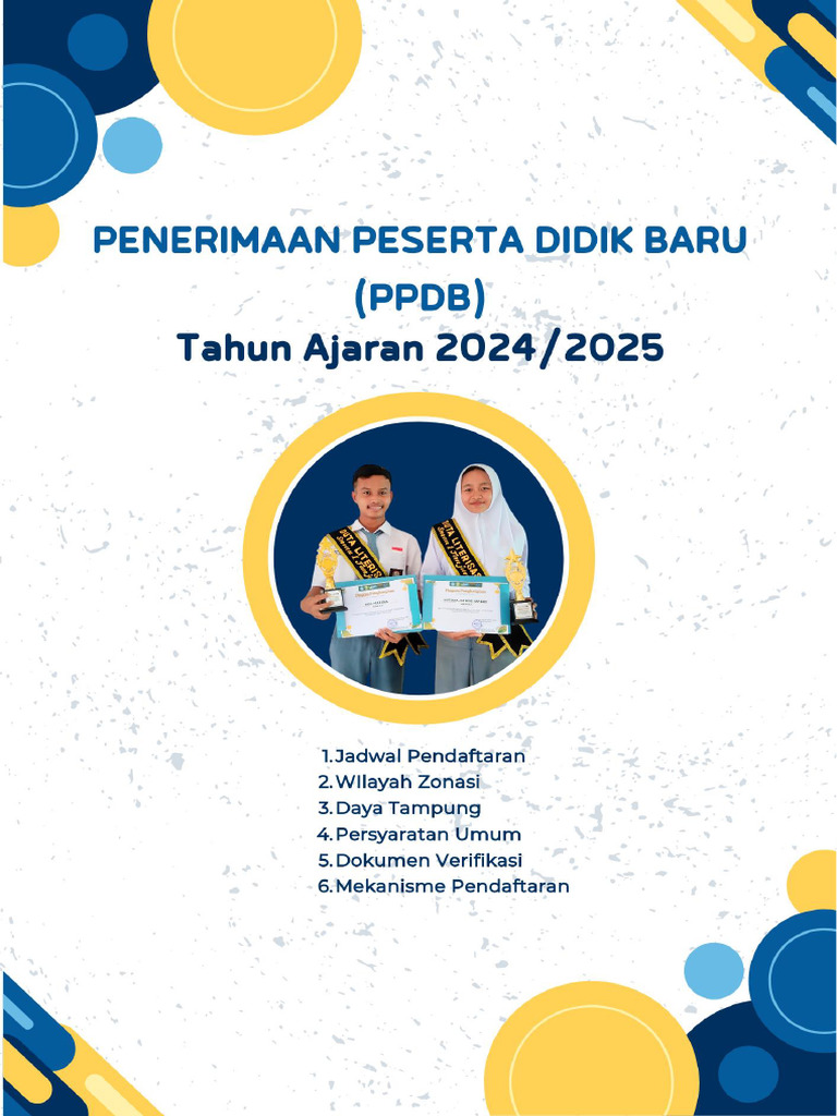Jadwal Dan Persyaratan PPDB 2024-2025 | PDF