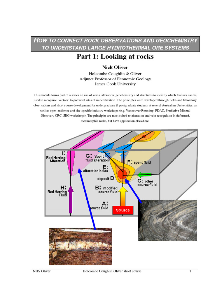 Large_hydrothermal_systems_workshop manual_1 | PDF | Rock (Geology) | Petrology
