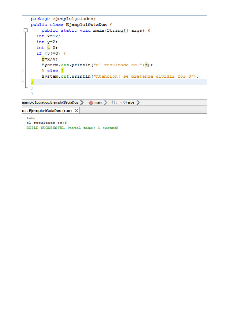 Guia 2 Ejemplos Programas | PDF