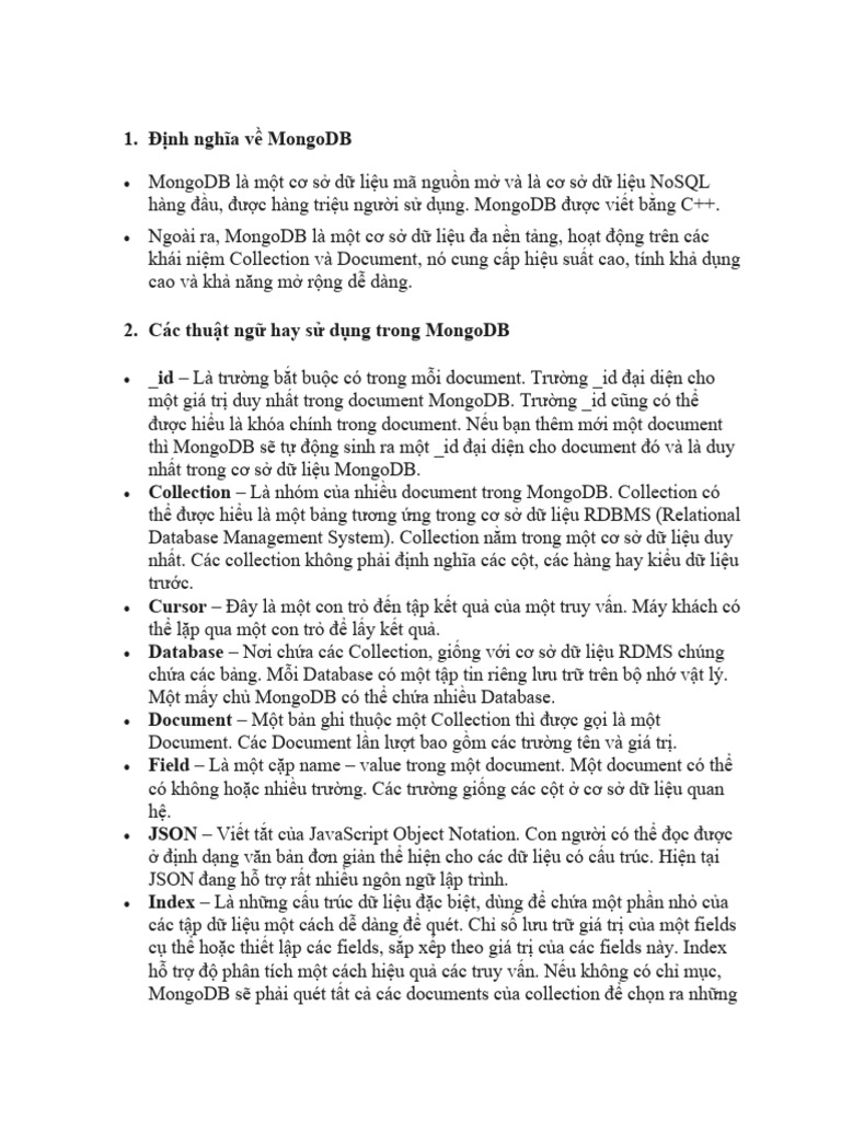 MongoDB | PDF MongoDB | PDF