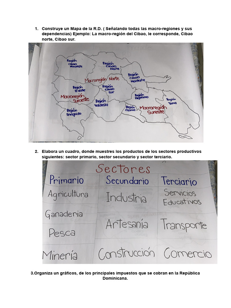 Mapa de Político y Social de La Regionalización de La RD. | PDF