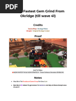 Solo Gem Grinding Guide | PDF | Science & Mathematics