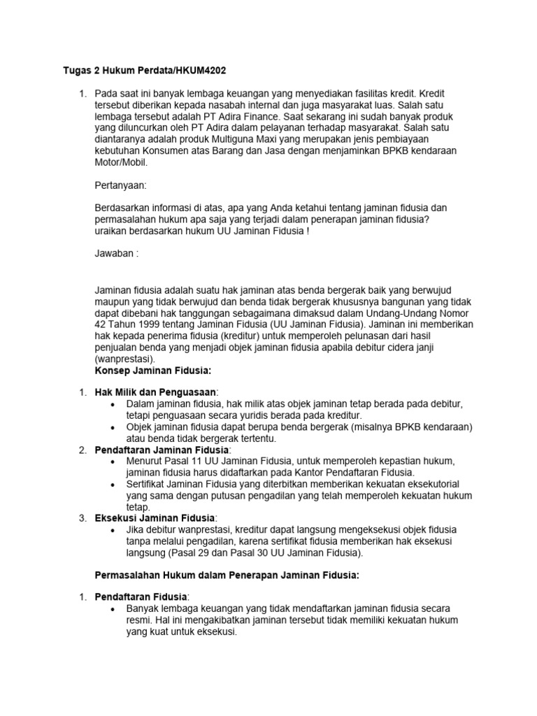 Tugas 2 Hukum Perdata | PDF | Politik | Ilmu Sosial