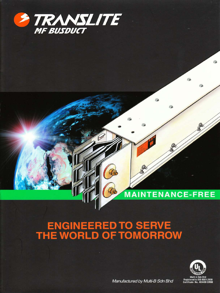Translite Busduct | PDF | Electrical Engineering | Electricity
