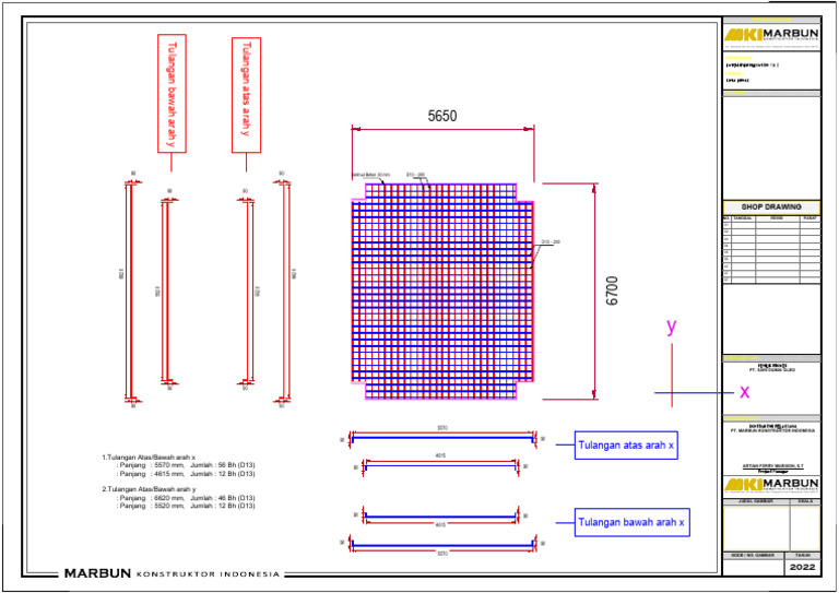 DETAIL TULANGAN (3) - Model | PDF