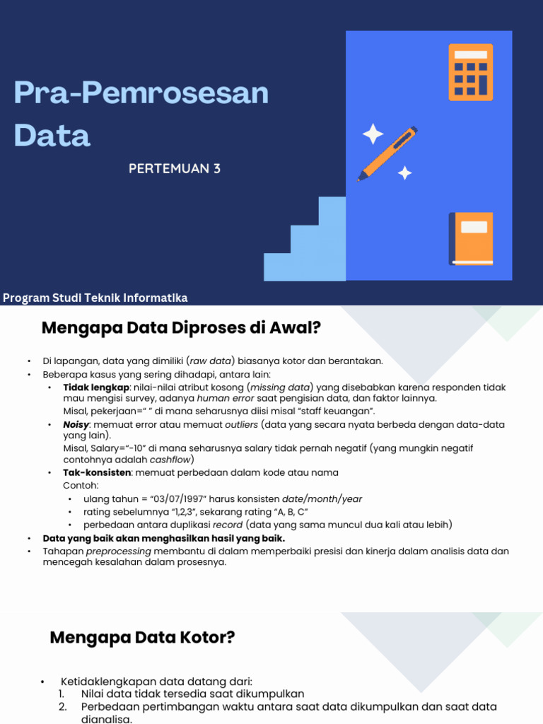 PPT-Data Mining-Pertemuan 3 | PDF | Komputer