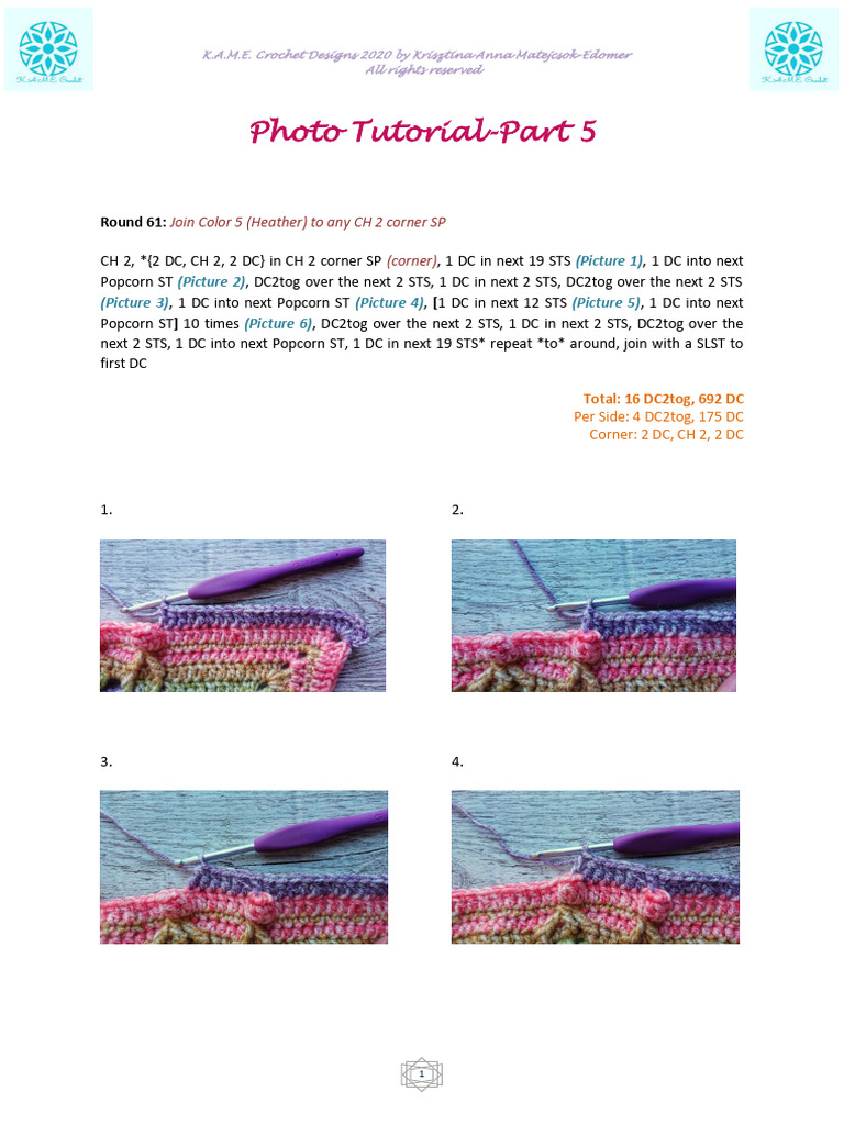 ElerrinaPhotoTutorial5-6 | PDF | Textile Arts | Needlework