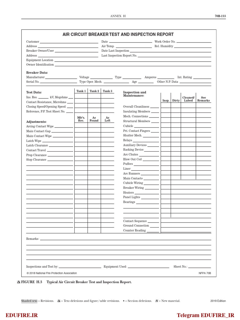Air Circuit Breaker Test Report | PDF | Electrical Equipment ...