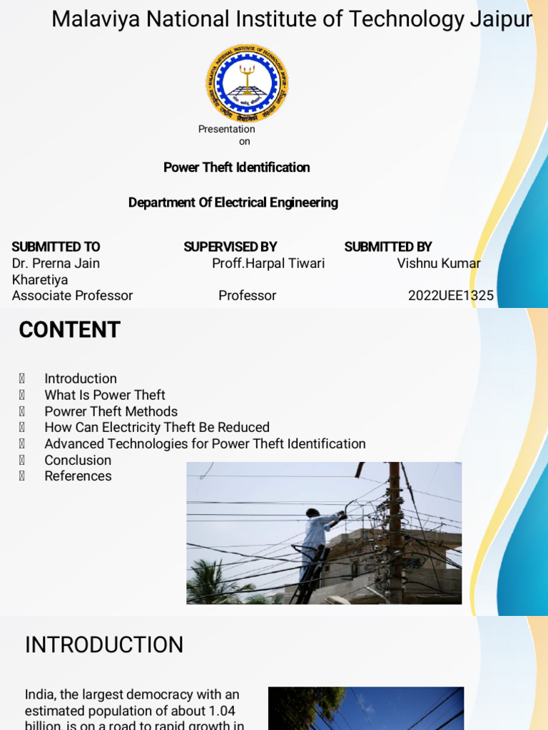 Power Theft Identification Techniques | PDF | Transformer | Electricity