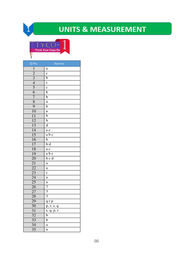 Physics Grade VI Key Chapter-1 | PDF