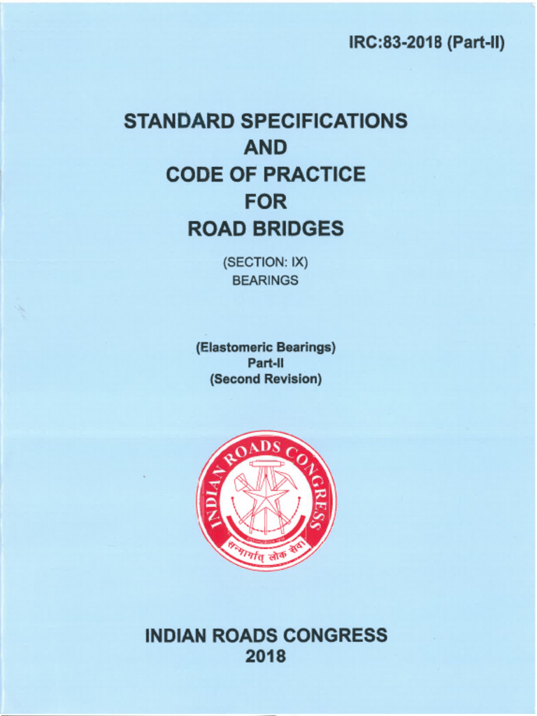IRC-83-2018 (PART-II) - Standard Specifications and Code of Practice ...