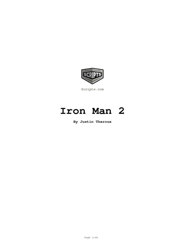 Iron Man 2 2010 | PDF