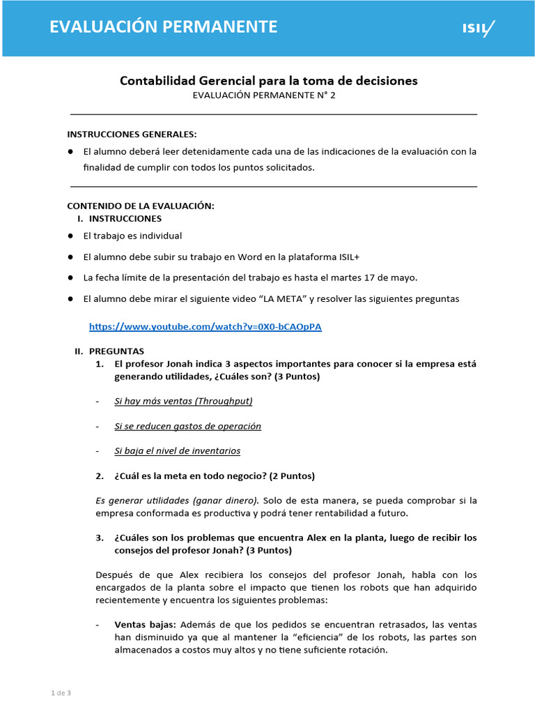 EP2 - Contabilidad Gerencial - Karla Supanta | PDF | Calidad (comercial ...