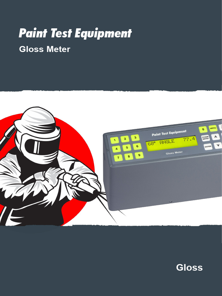 Gloss Meter Data Sheet & Instructions | PDF | Electromagnetic Radiation