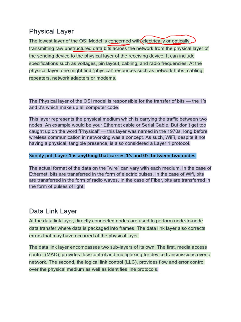 OSI Model | Download Free PDF | Osi Model | Internet Protocol Suite
