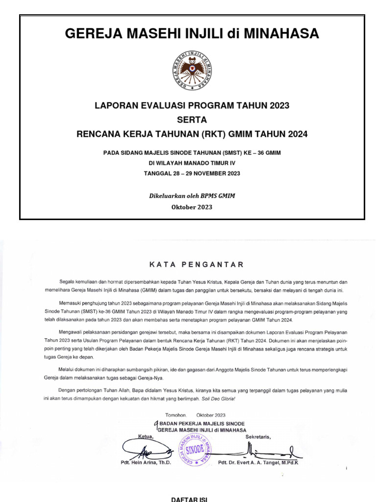 Materi - 739dokumen Laporan Evaluasi Program 2023 Dan RKT 2024 (File Final) | PDF