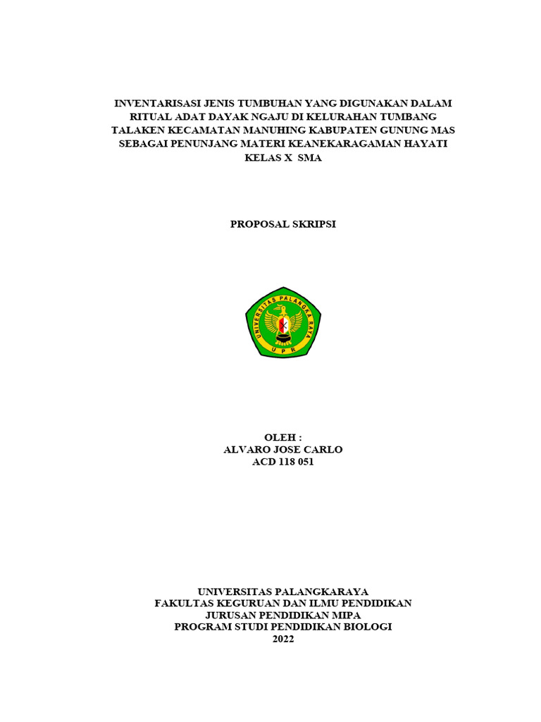 Proposal Skripsi Revisi 3 | PDF