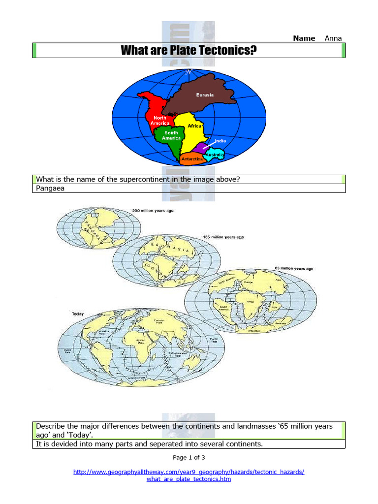 Understanding Plate Tectonics and Drift | PDF | Social Science