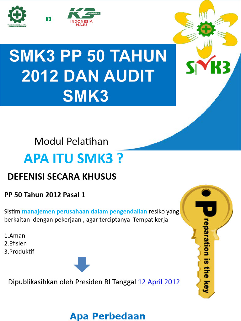 Modul SMK3 Dan Audit SMK3 PP 50 2012 | PDF