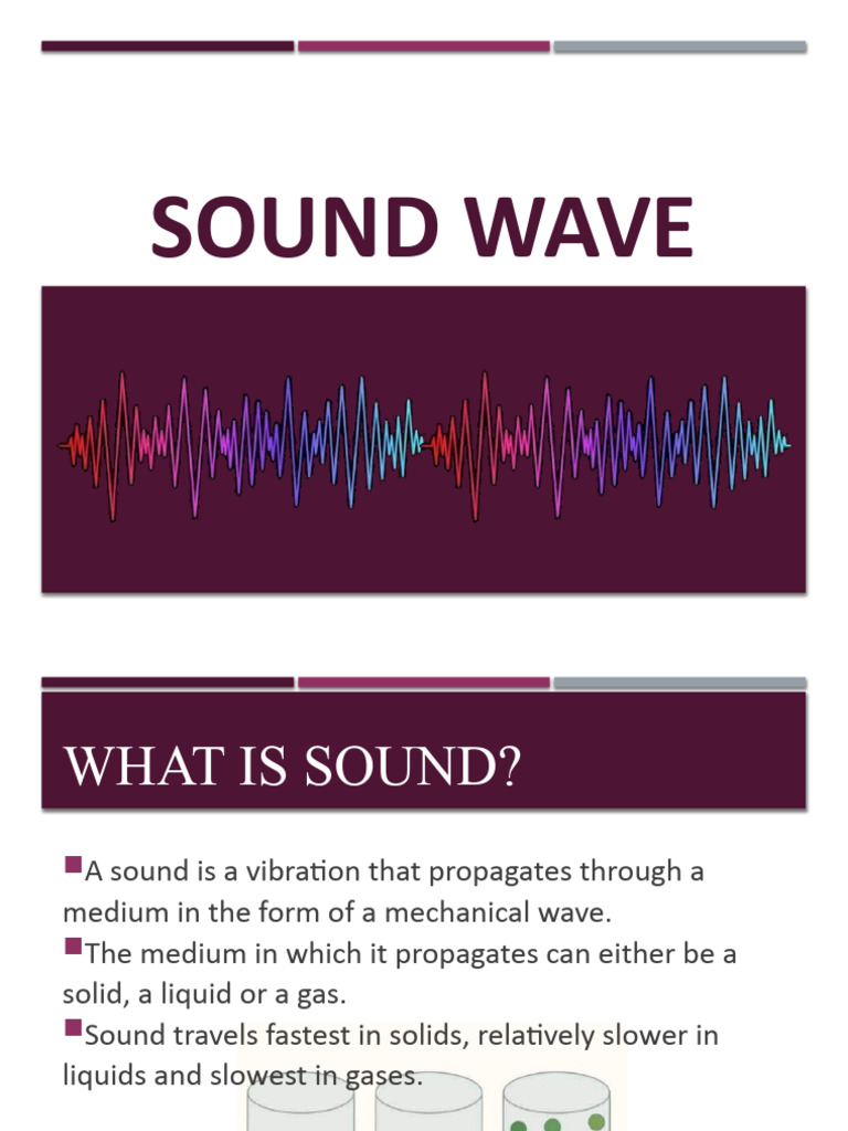 Characteristics of Sound Waves | PDF | Sound | Waves