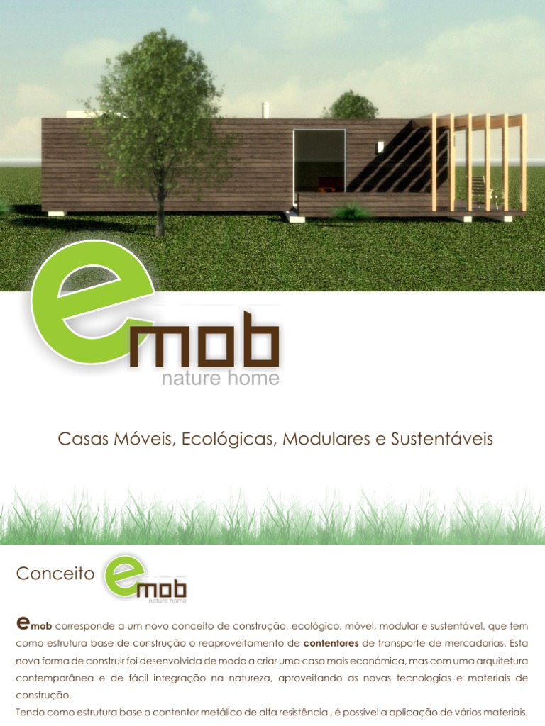 Emob Home | PDF | Isolamento térmico | Madeira