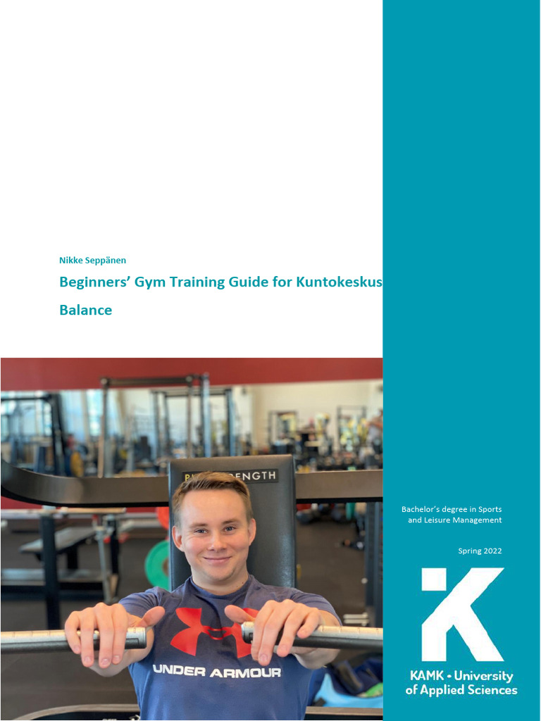 Beginners' Gym Guide for Kuntokeskus | PDF | Strength Training | Weight ...