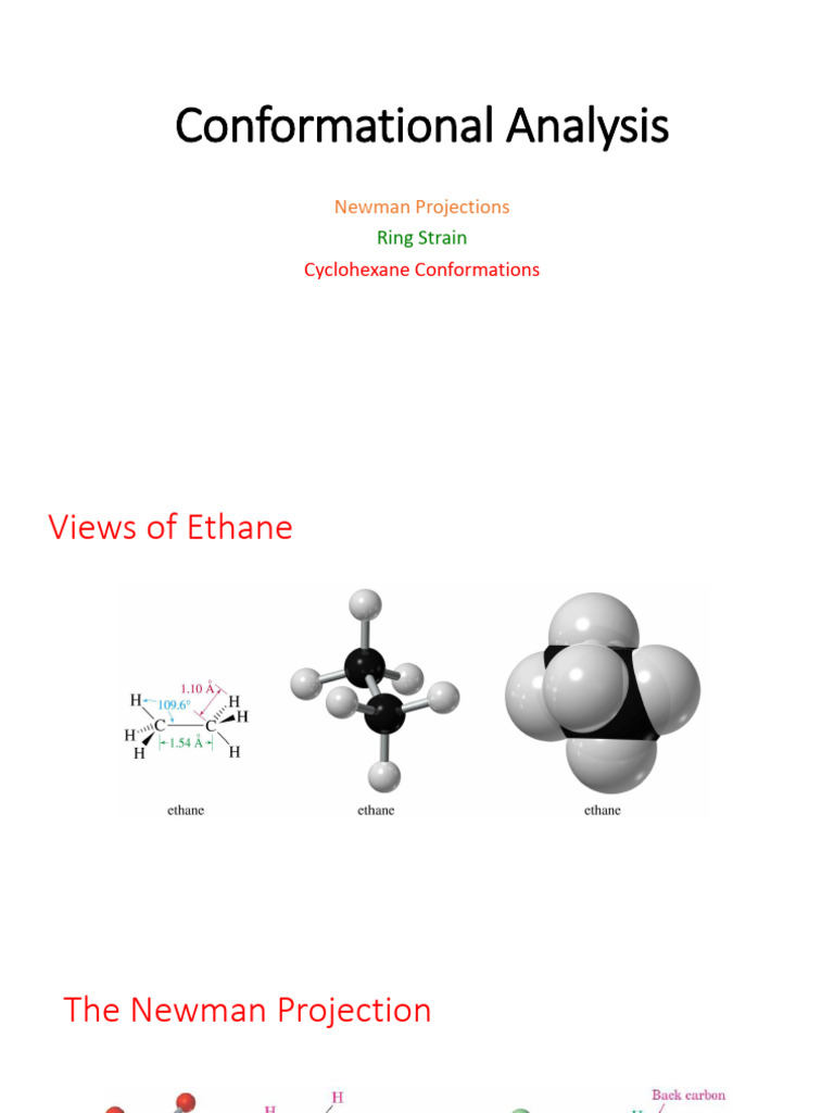 Conformational Analysis of Organic Molecules | PDF | Conformational ...