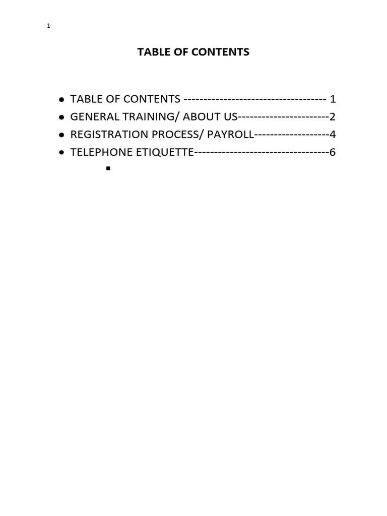 Table of Contents | PDF | Nursing | Health Care