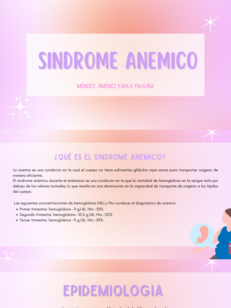 Anemia en el Embarazo: Síntomas y Riesgos | PDF | Anemia | El embarazo