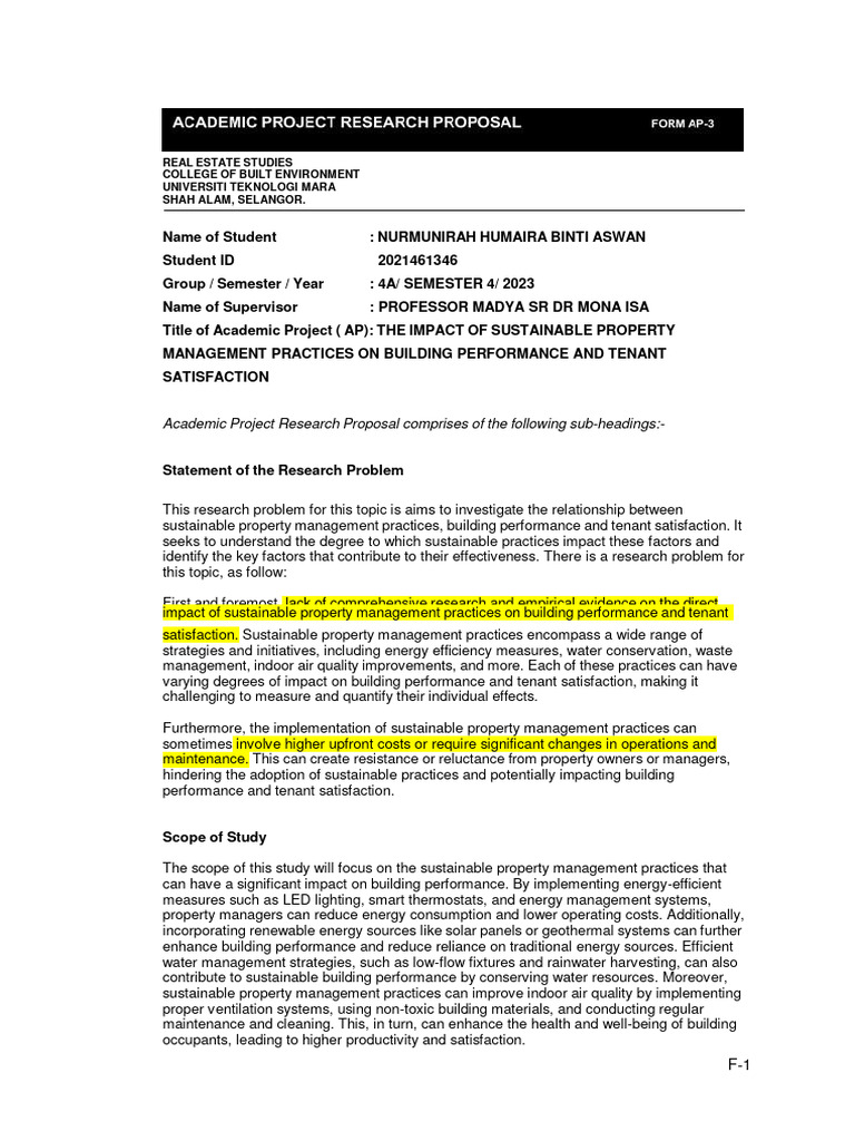 Sustainable Property Management | PDF | Economies