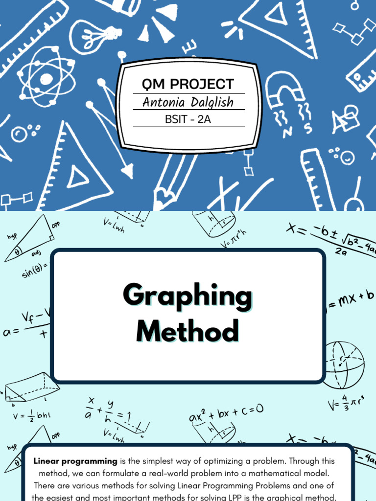 Quantitative Methods Project | PDF | Mathematical Optimization | Linear ...