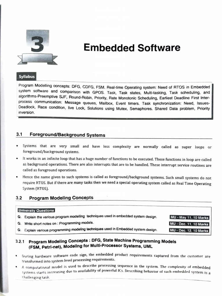 Embedded Software | PDF