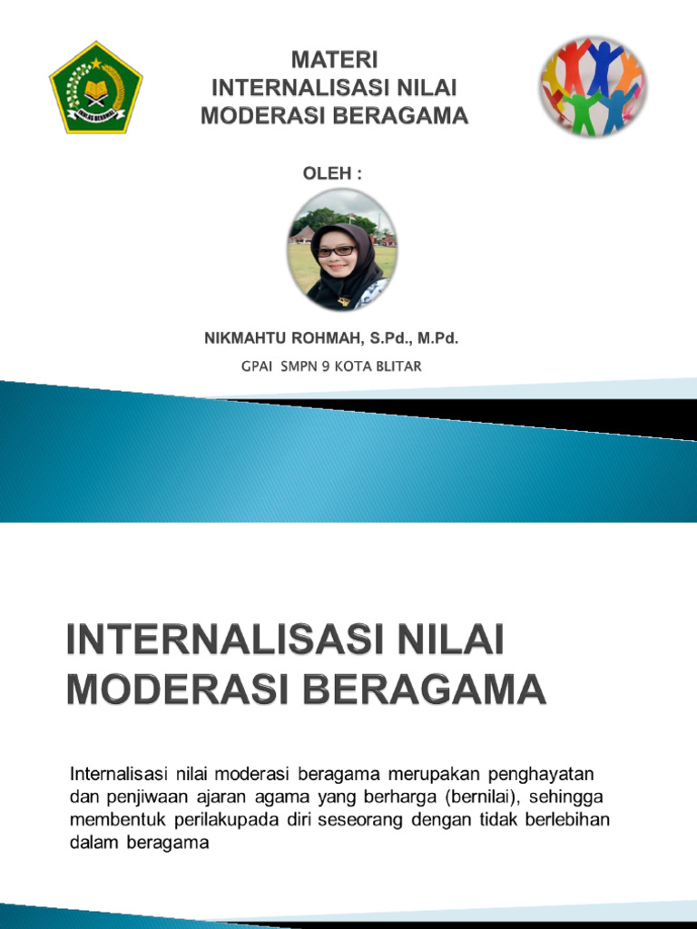 Materi Internalisasi Nilai Moderasi Beragama | PDF