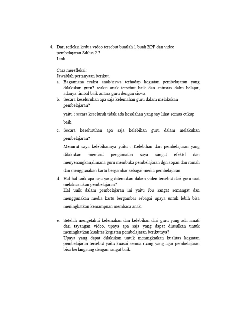 Siklus 2 | PDF | Karier & Perkembangan | Seni & Disiplin Bahasa