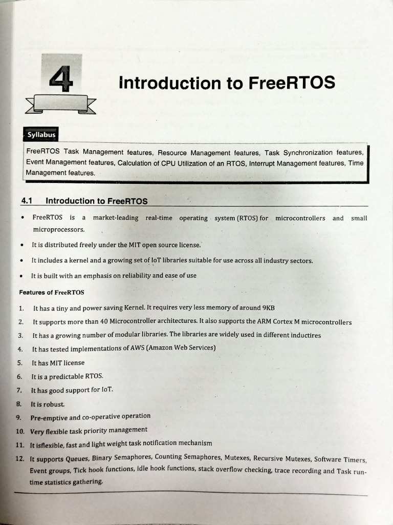 Es-Rtos Module 4 | PDF